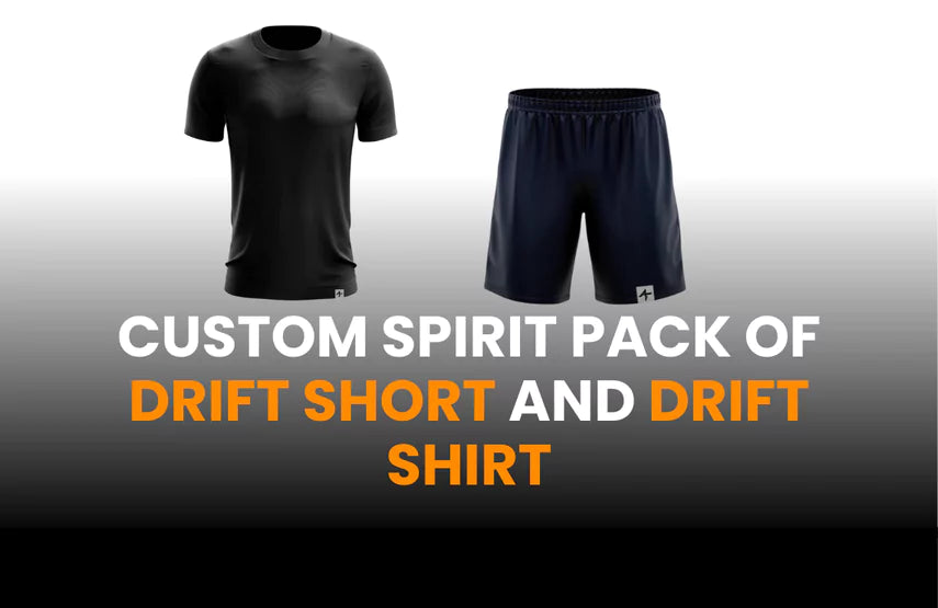 Custom Spirit Pack of Drift Short and Drift Shirt – AthleticForce1